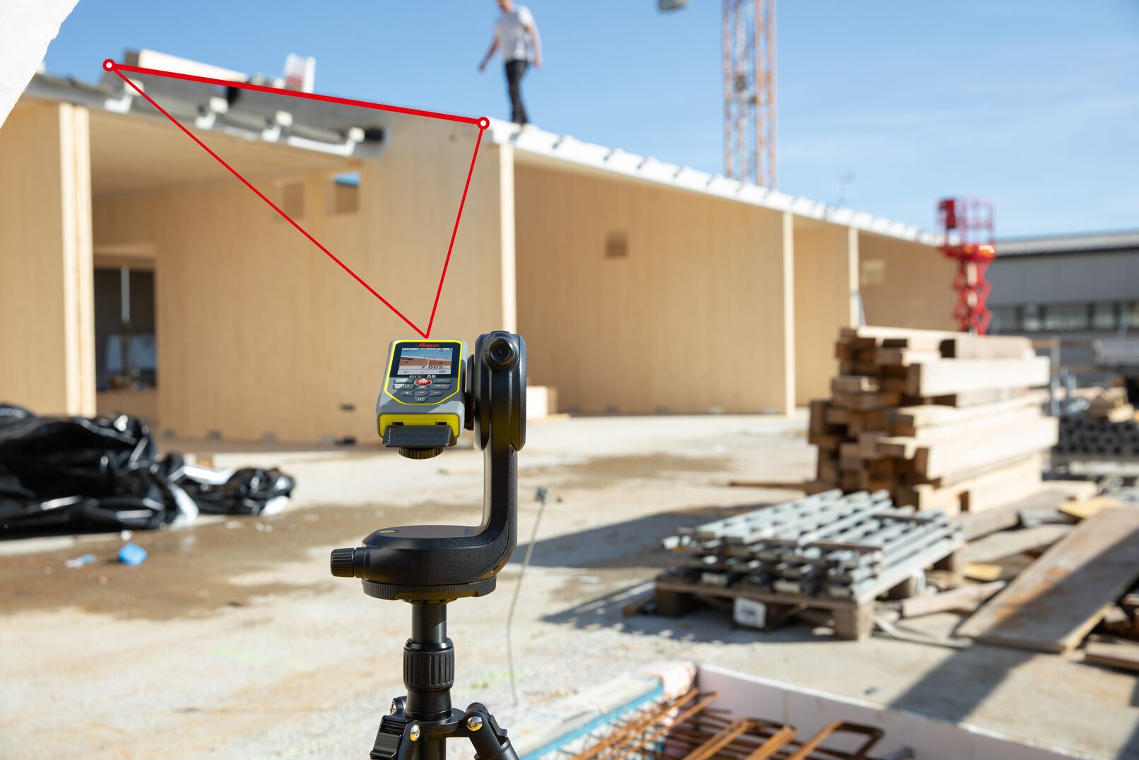 Adapter kątowy Leica DST360X w zestawie do dalmierza Leica Disto X6